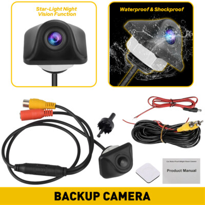 170° Viewing Wide Angle HD 720P Car Rear View Reverse Camera Parking ...