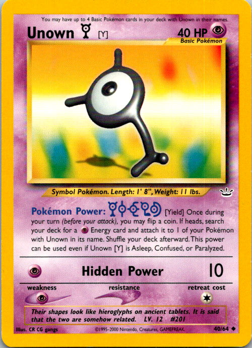 Pokémon Neo Revelation Unlimited - Choose Your Card! 2001 Vintage WoTC ...