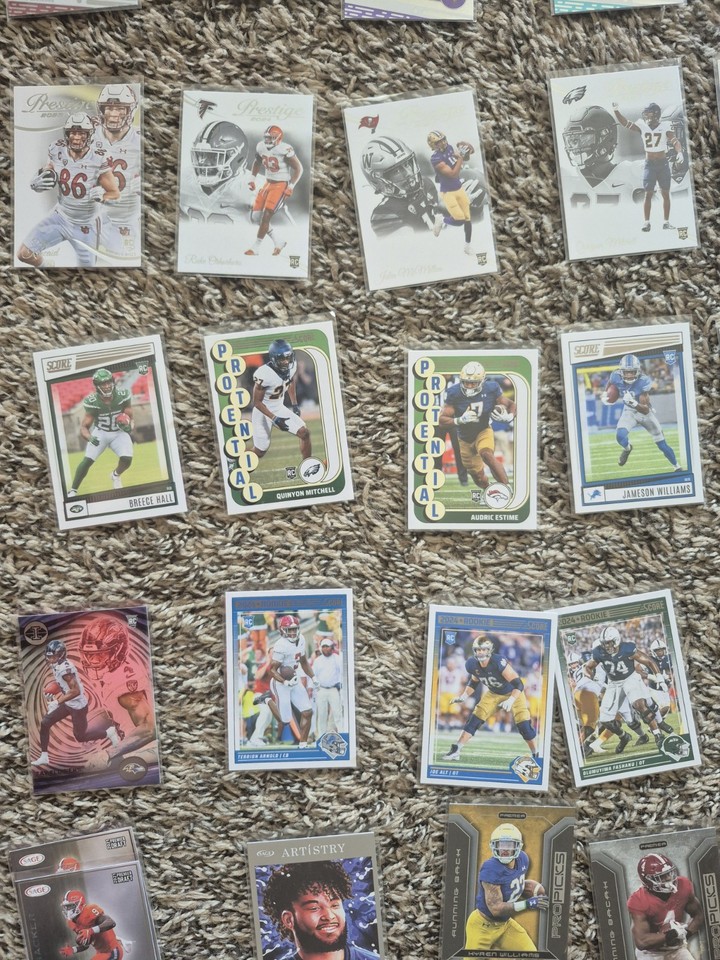 MASSIVE NFL ROOKIE CARD LOT 70+CARDS | eBay