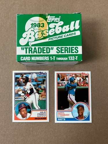 1983 Topps Baseball Traded Set Complete - EX Mint - Strawberry RC | eBay