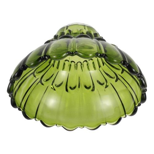 Glass Flower Lampshade: Small Bell Shaped Light Cover - Light Fixture ...