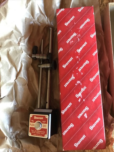 Starrett 150 Lb Magnetic Base Indicator Holder & Positioner - 657AA for ...
