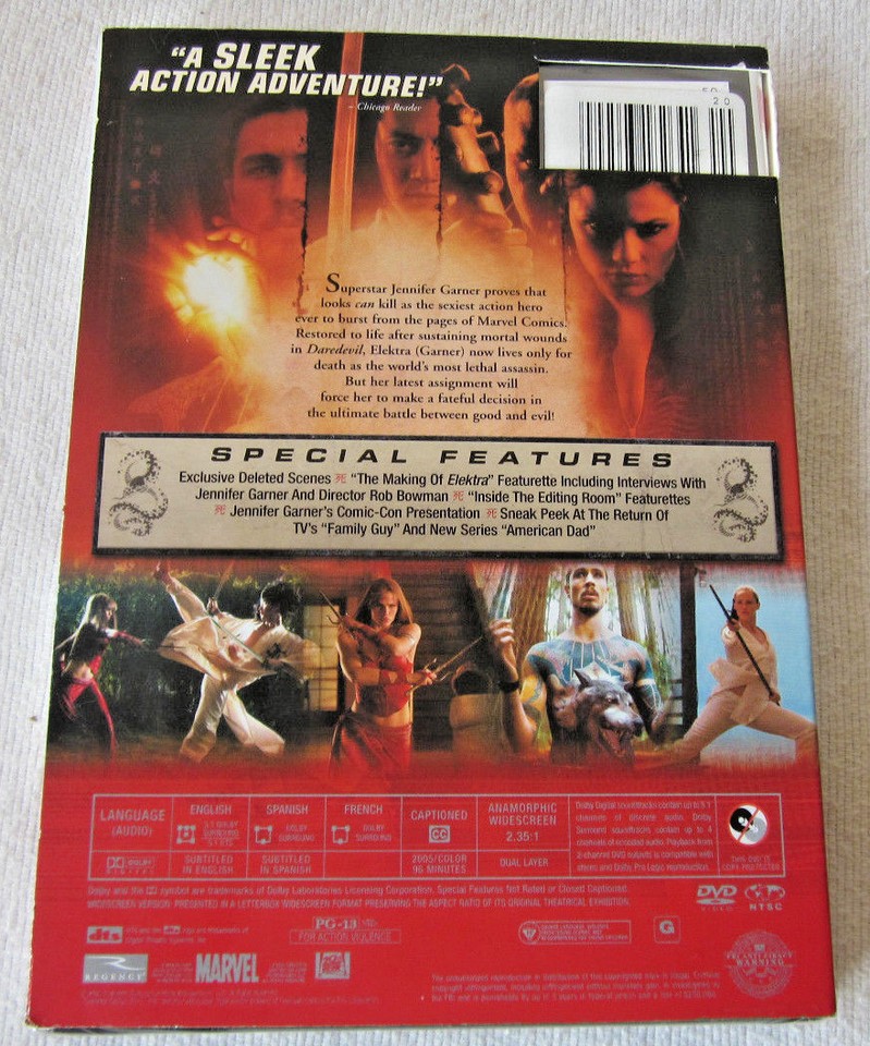 NEW Sealed Elektra (DVD, 2005) 24543182757| eBay