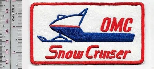 Snowmobile OMC Snow Cruiser Sled Evinrude & Johnson 1970 Patch NO ...