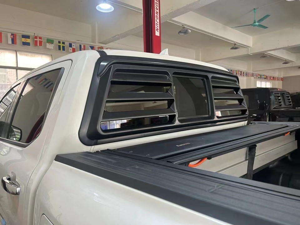 Rear Window Louver Scoops Cover Windshield Accessories For 19-23 Ford ...