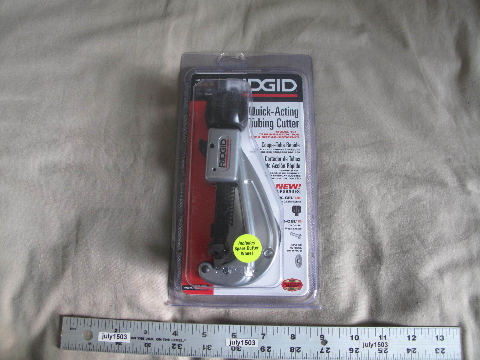 (1) New Ridgid 31632 Quick Acting Tubing Cutter Model 151 Copper ...