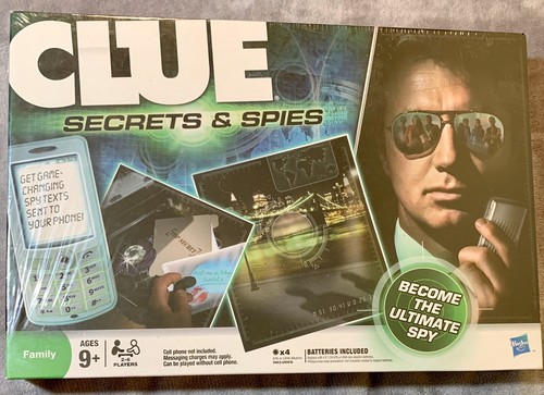 New-Sealed Clue Secrets & Spies Board Game | eBay