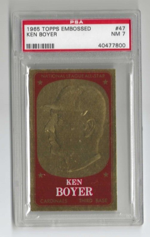 1965 Topps - Embossed Ken Boyer #47 for sale online | eBay
