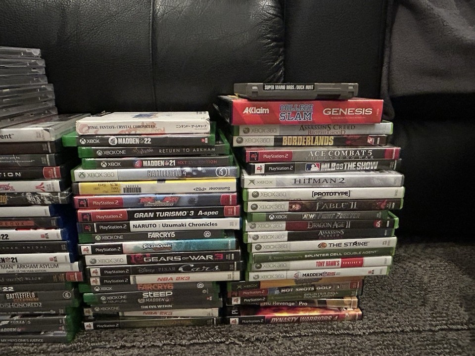 Video Game Collection (PS5/PS4/XBOX 1/PS2/360/NES/PS1/GameCube) 90 ...