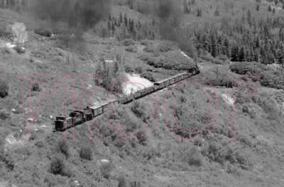 Denver & Rio Grande Western (D&RGW) Engines 481/480 climbing Cumbres ...