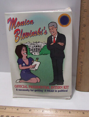 Bill Clinton 1998 COMPLETE Zippergate Presid Intern Kit Monica ...