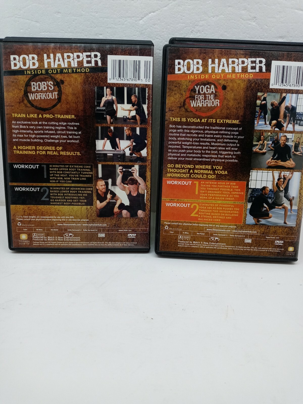4 Bob Harper DVD's Ultimate Cardio, Kettlebell, Yoga, Bobs workout, Pre ...