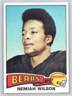 1975 Topps #252 Nemiah Wilson - Bears - ExMt | eBay