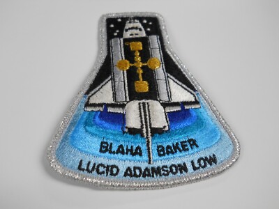 NASA Atlantis STS-43 Blaha Baker Lucid Adamson Low Big 4.5 x 3.75 patch ...