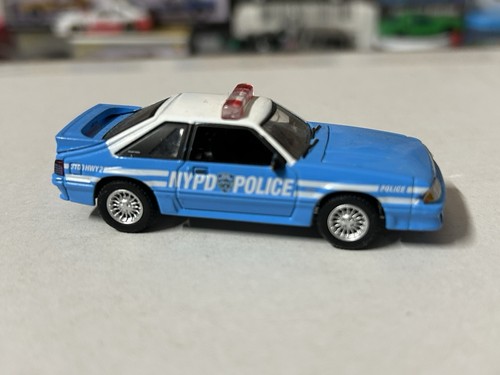 Greenlight 1/64 Foxbody Mustang NYPD Police SSP New York | eBay