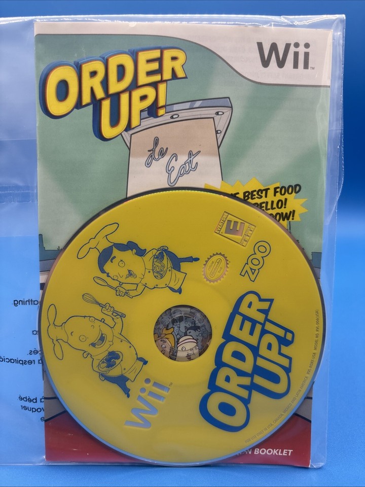 Order Up Wii game Kitchen COOKING W Manual 802068101916 | eBay