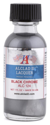 Alclad II ALC-124 Black Chrome Lacquer Paint 1oz - US Fast Ship | eBay