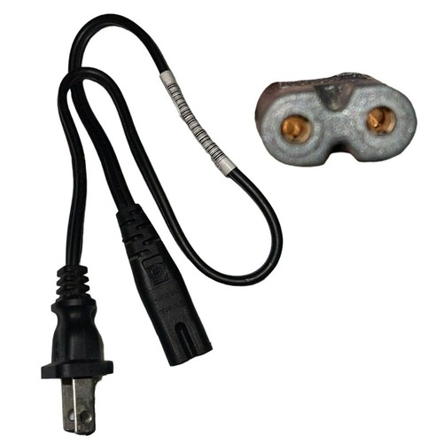 Well Shin E115330 WS-004 10A 125V 2 Prong Power Cable 1.5 FT Black | eBay