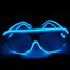 EL Wire Ultimate Rave Diffraction Glasses Fancy LED Neon Light Up Club ...