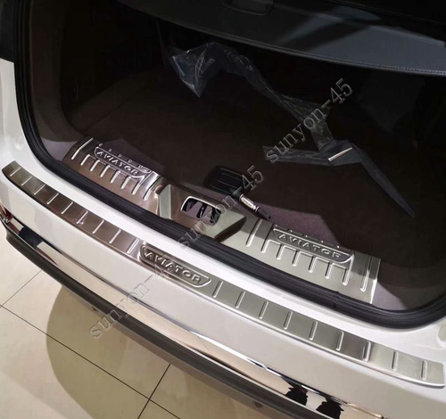 For Lincoln Aviator 2020-22 Inside+Outer Bumper Protector cover sill ...