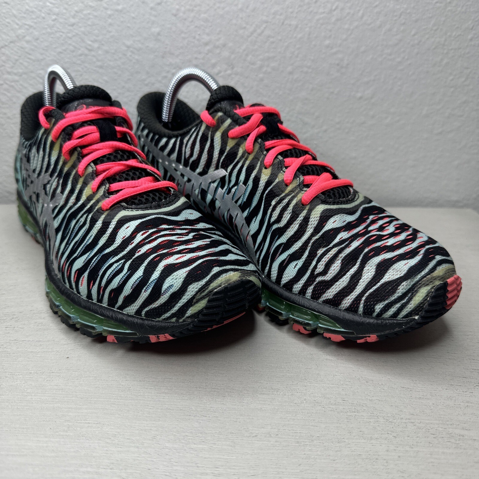 ASICS Gel-Quantum 360 Running Shoes Black White Zebra… - Gem