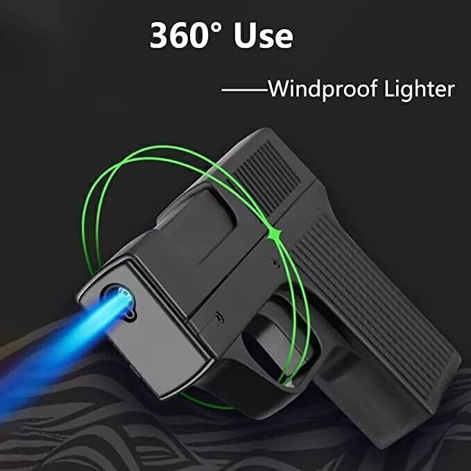 Unique Butane Cigarette LIGHTER & CASE Adjustable Jet Torch Flame ...