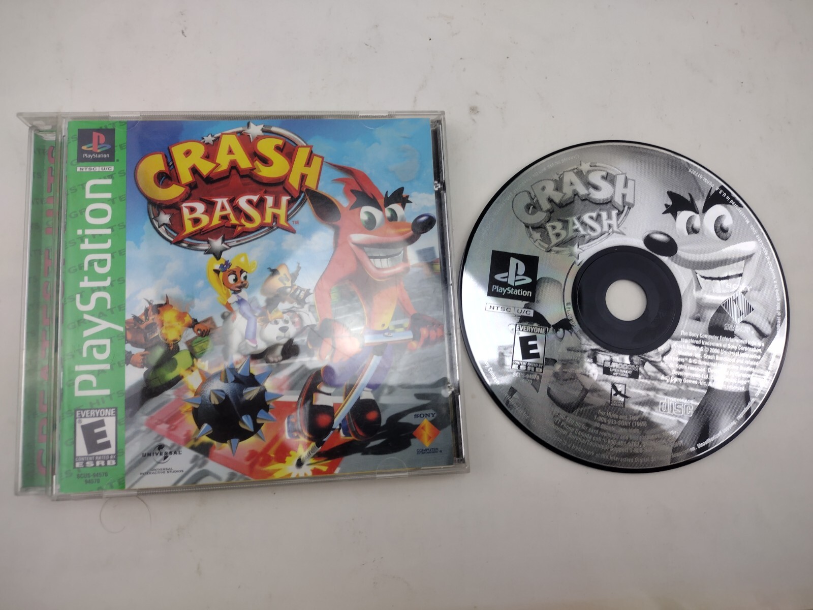 Crash Bash (Sony PlayStation 1, PS1, 2000) CIB Complete - Greatest Hits ...