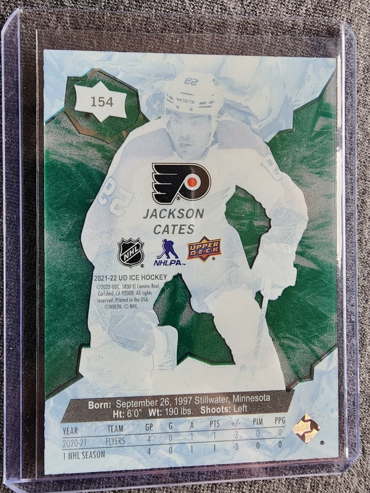 2021-22 Upper Deck Ice Hockey Jackson Cates Premieres /799 | eBay