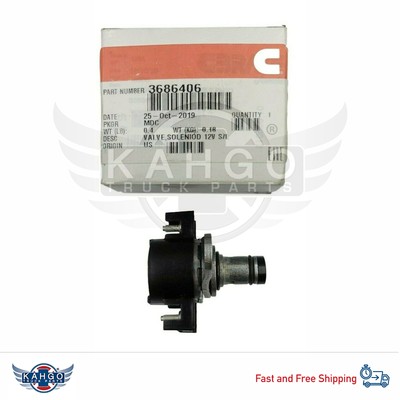 New OEM Genuine Cummins VALVE,SOLENIOD 12V S/L 3686406 | eBay