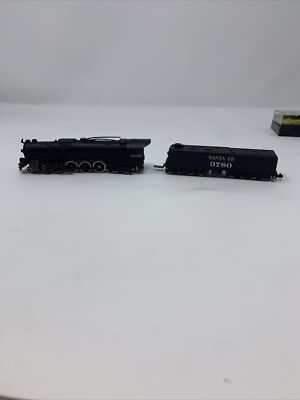 N Scale Bachmann Steam Locomotive Northern ATSF Santa Fe 3780 Read ...