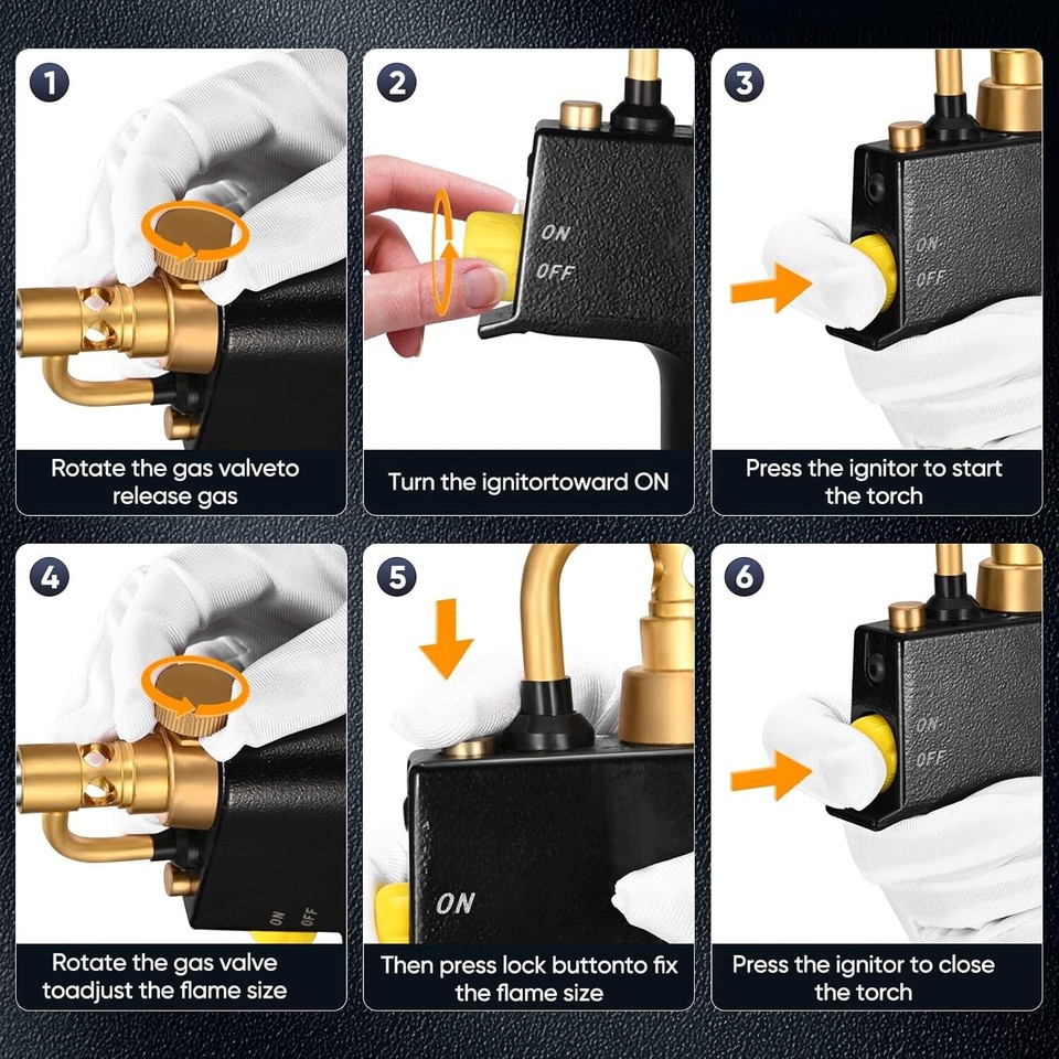 Bernzomatic TS8000 - High Intensity Trigger Start Torch , Black | eBay