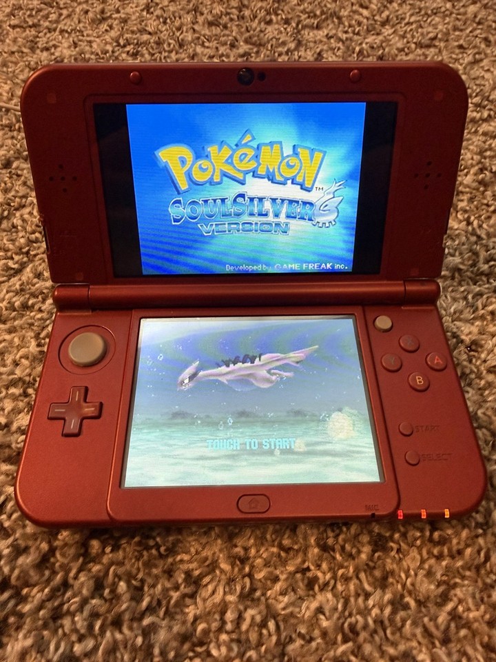 Nintendo New 3DS XL Red In Box With Charger Stylus US Model | eBay