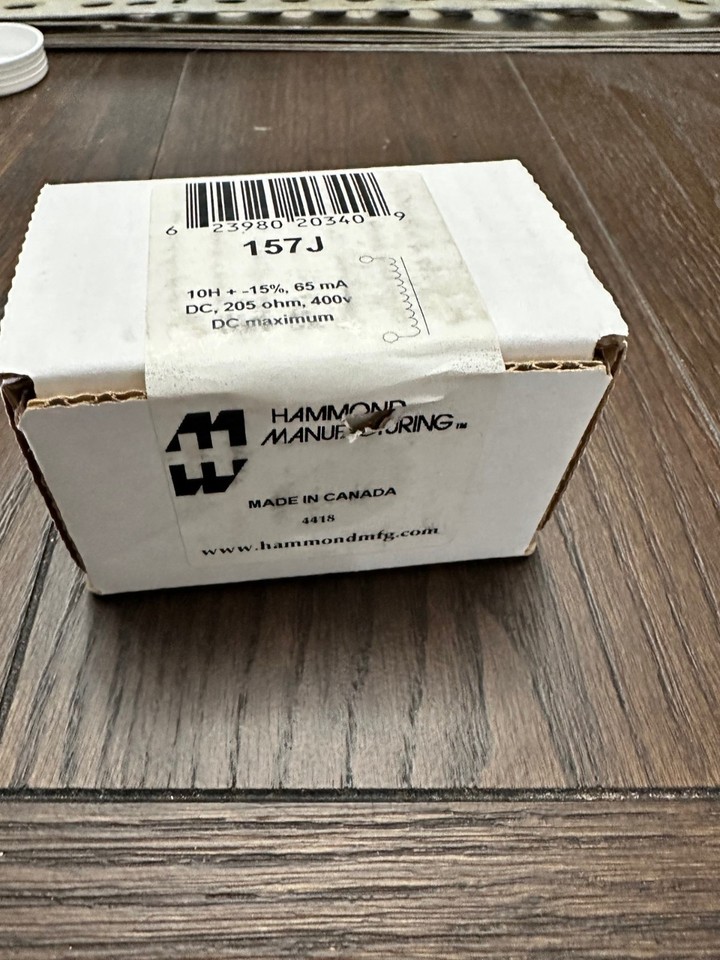 Hammond 157J Choke 10H 65mA DC 205 ohms | eBay