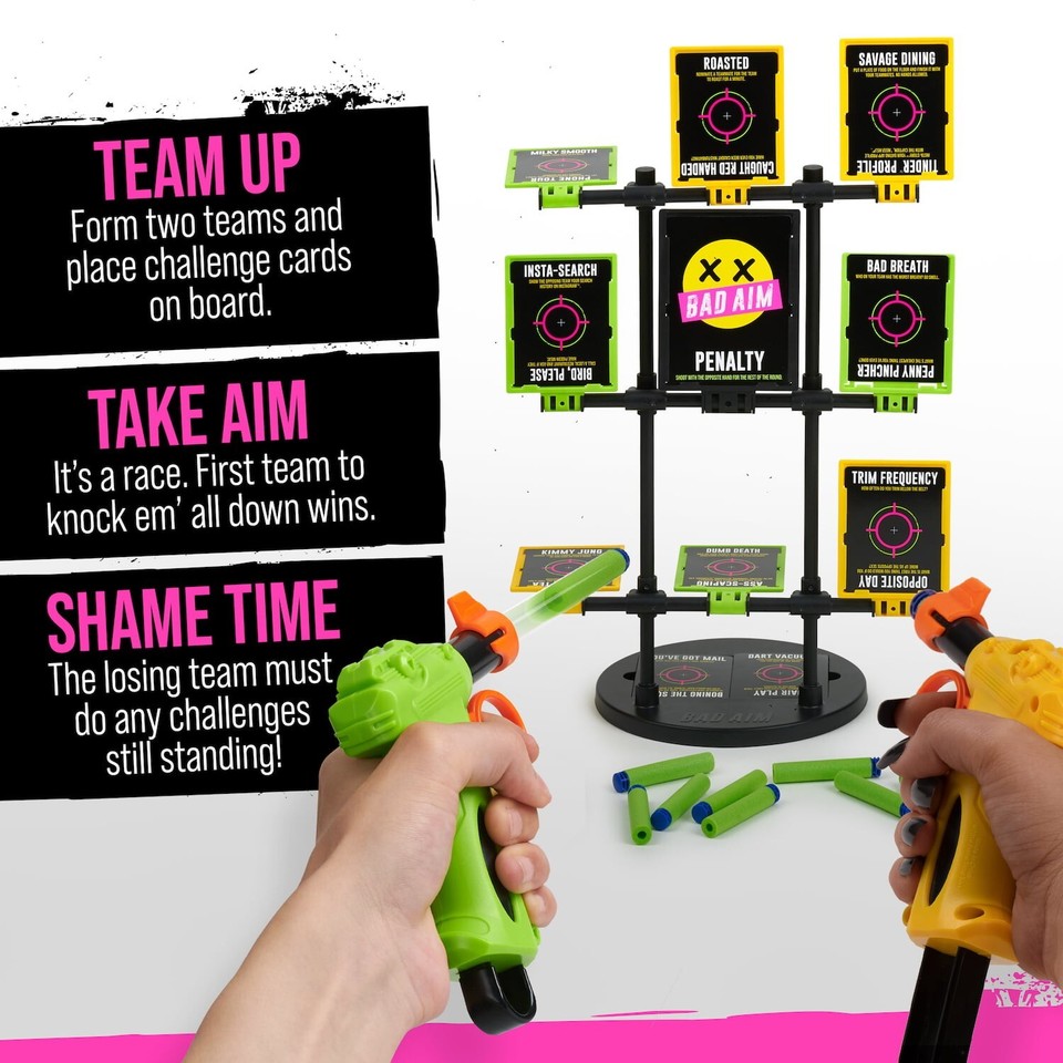 Bad Aim Shoot Or Do it Censored Adult Truth Or Dare Game - New in Box ...