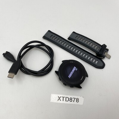 Garmin Forerunner 165 - Black/Slate Gray - GPS Running Watch - Open Box ...