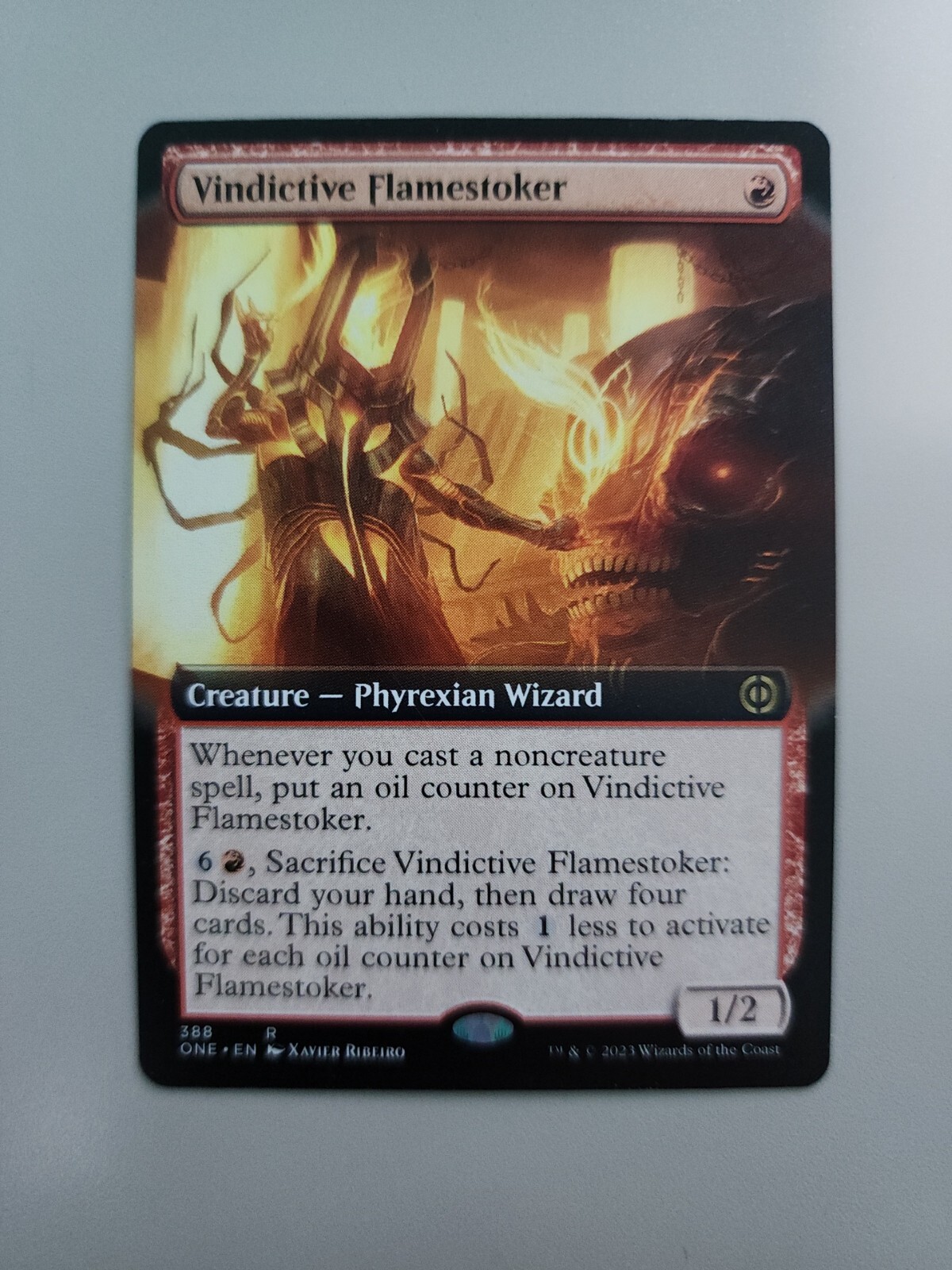Vindictive Flamestoker (Extended Art) Phyrexia: All Will Be One Regular ...