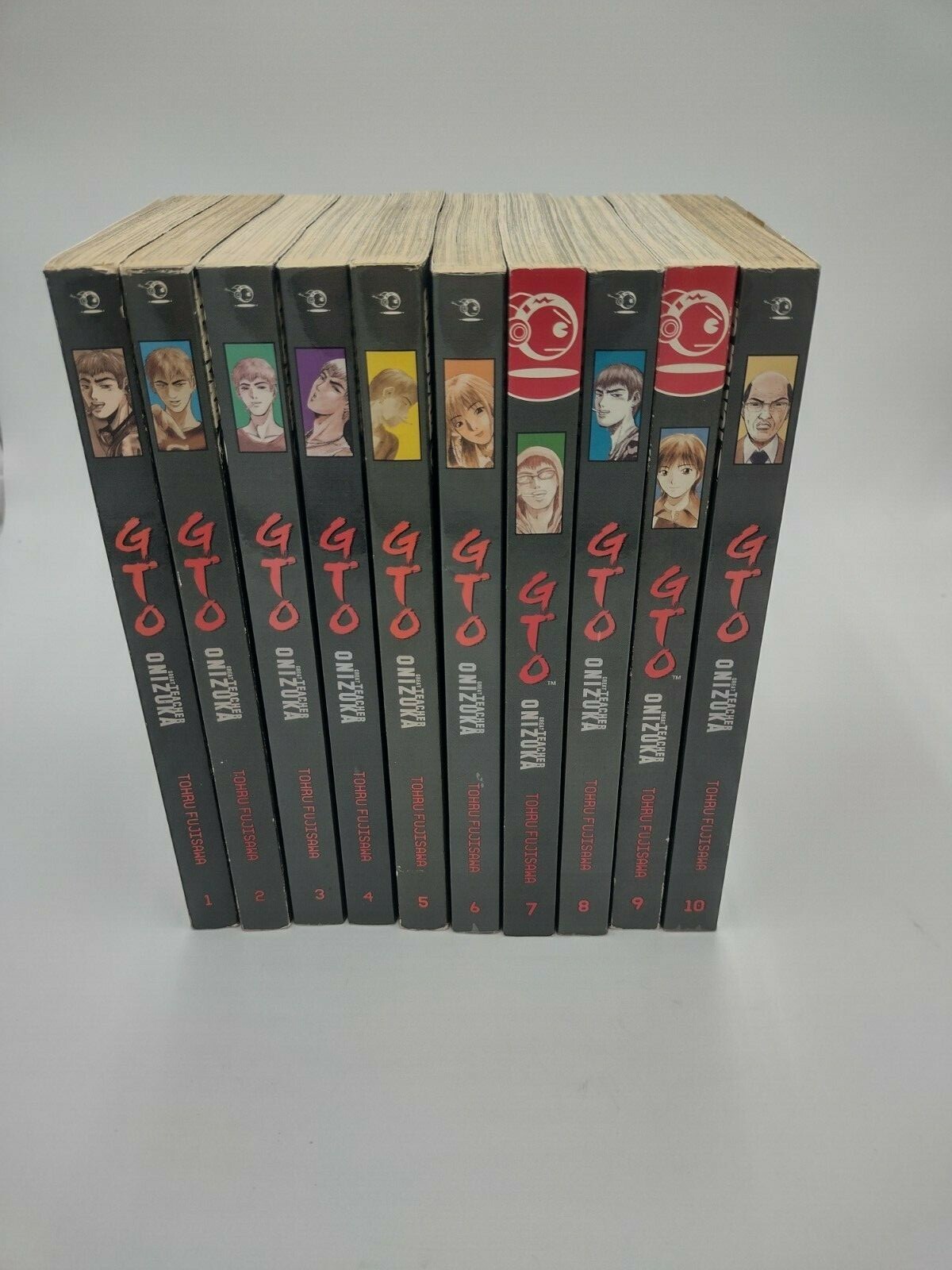 GTO: Great Teacher Onizuka Volumes 1-10 Lot Set English Manga Oop Rare ...