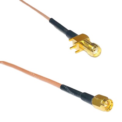 RG178 SMA Female PCB to SSMA Male Coax RF Cable USA-Ship | eBay