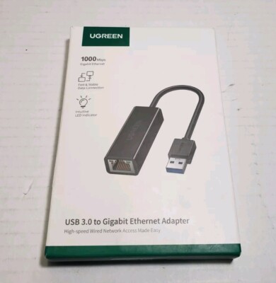 Ugreen 20256 USB 3.0 to Gigabit Network Adapter NEW OPEN BOX | eBay