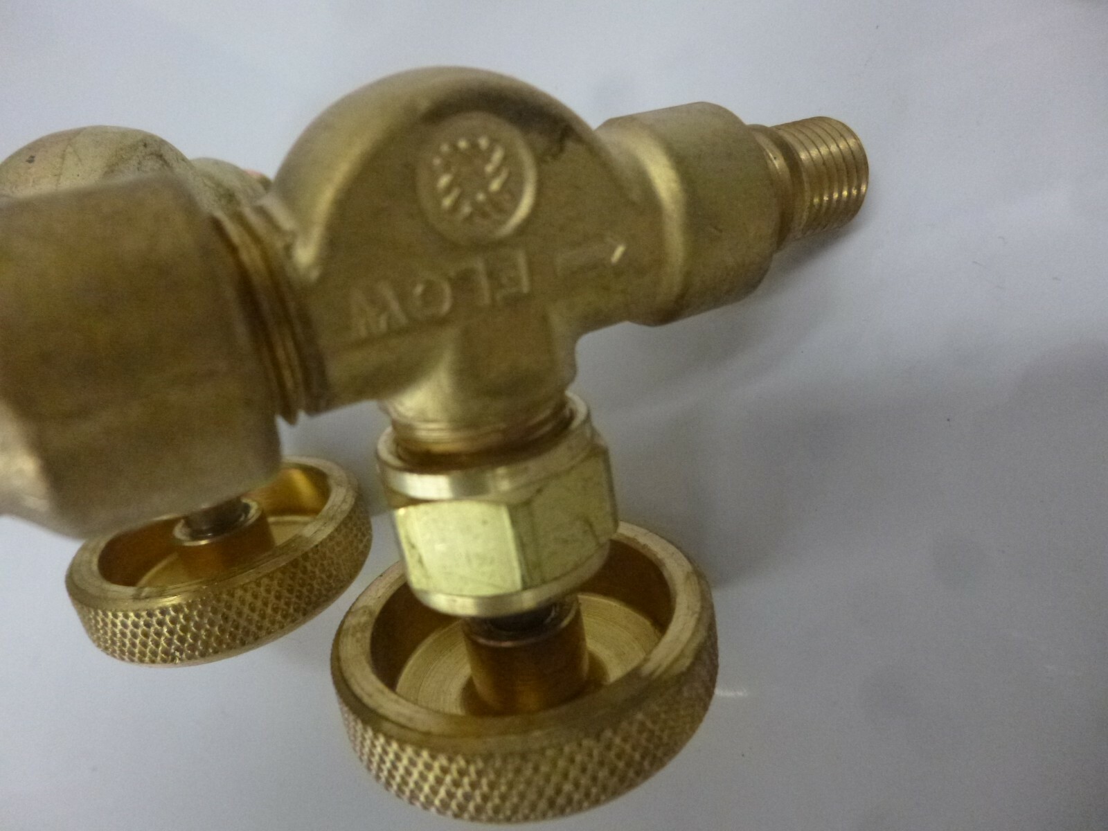 NEW! WESTERN Valved Y Connections 200 PSIG Brass Female/Male RH 3/8 in ...