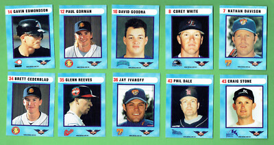 #D376. TEN(10) 1997/1998 FAI AUSTRALIAN BASEBALL CARDS | eBay