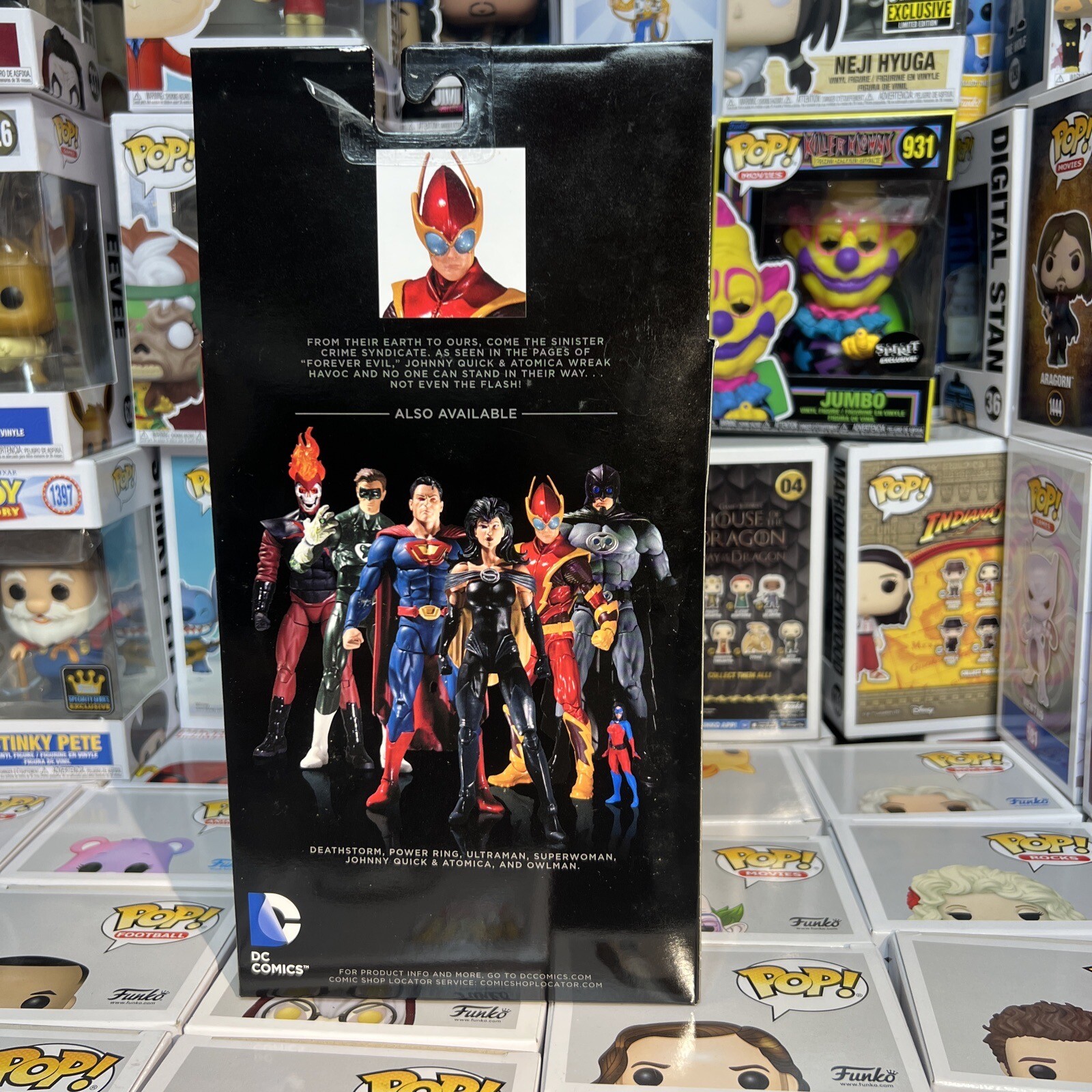 2013 JOHNNY QUICK & ATOMICA DC Collectibles Super-Villains 7" Figure ...