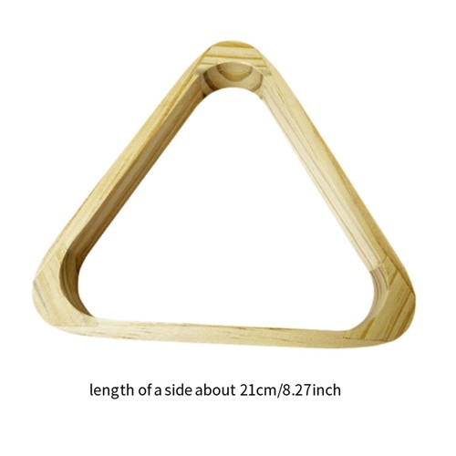 Pool Table Triangle Ball Rack Wood for Billiard Room Indoor Game Pool ...
