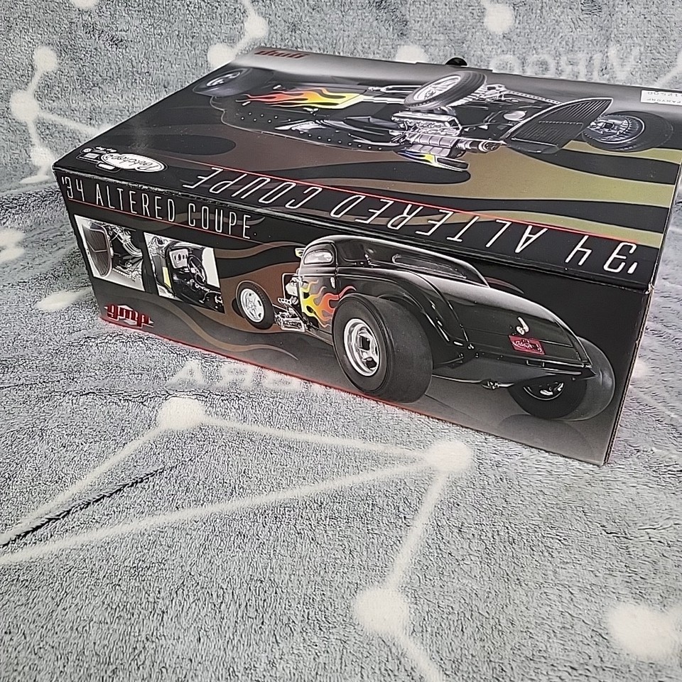 GMP Pork Chop's '34 Hot Rod Altered Coupe 1:18 Scale Diecast 1934 Ford ...
