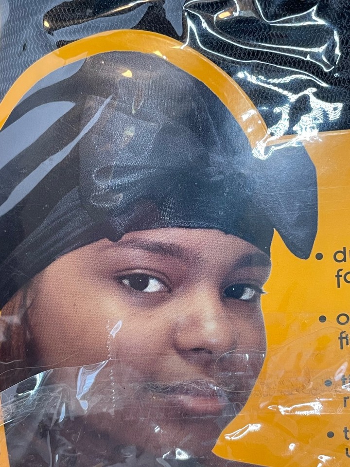 URBAN ESSENCE WRAP CAP DEW RAG BLACK HAIR PROTECTOR SLEEP CAP | eBay