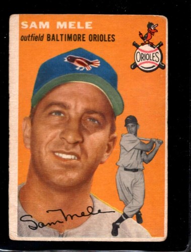 1954 Topps #240 Sam Mele GOOD+ Orioles (MK) *X118702 | eBay