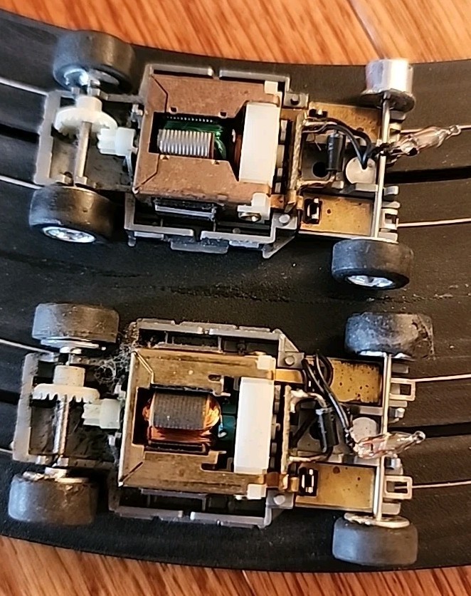 6215 Tyco Nite-Glow Double Loop Racing Track Curve Huggers HP2 Slot ...