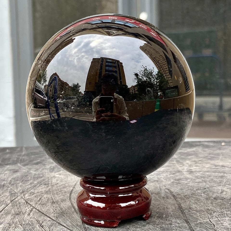 2.86LB Natural Obsidian Crystal Ball Spiritual Healing Specimen | eBay UK