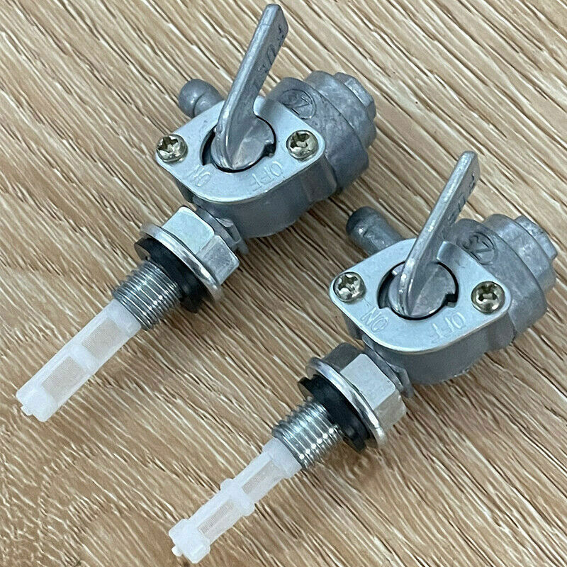 2PCS Left Right Motorcycle Atv Valve Tap Petcock Generator Gas Tank ...
