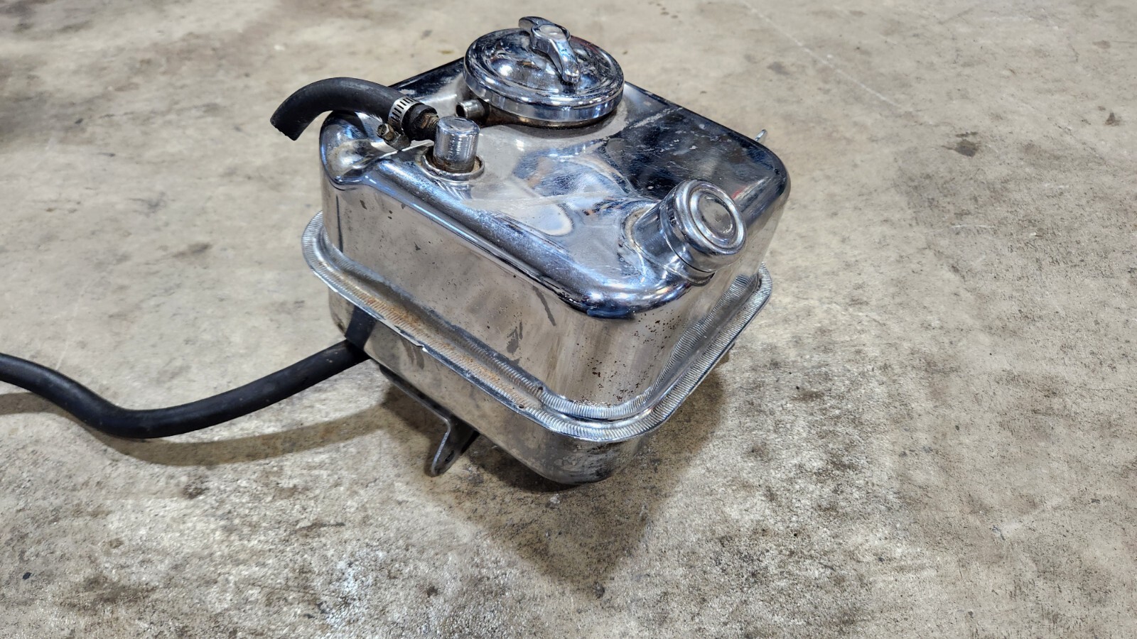 Chrome Harley Davison Shovelhead oil tank | eBay